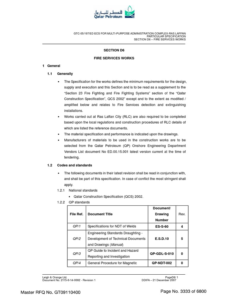 Fire Panel Battery Specifications Qatar | PDF | Specification ...