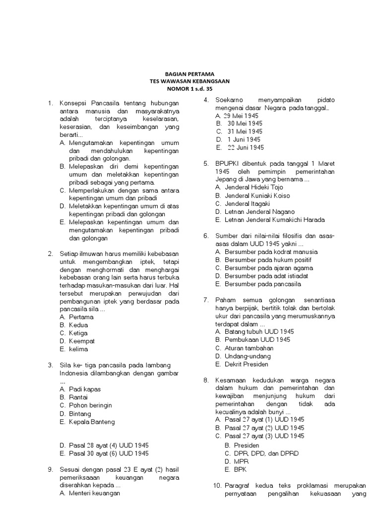 04 Soal Latihan1 | PDF | Politik