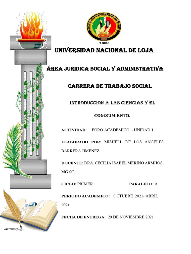 Foro U1-Mishell Barrera - Compressed | PDF | Conocimiento | Teoría