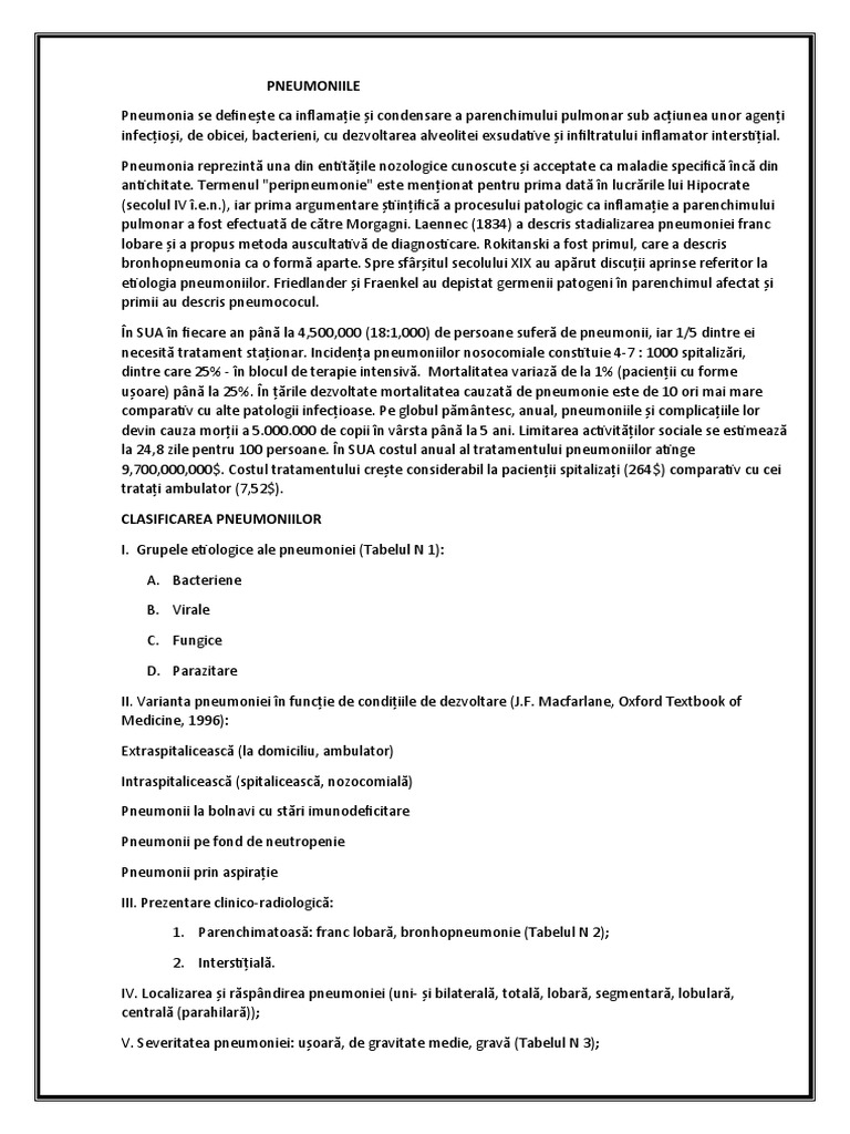 Pneumonia Comunitara | PDF