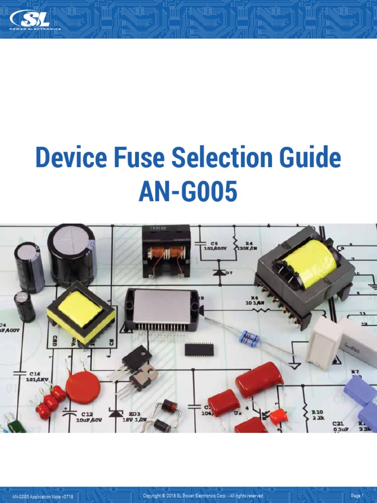 Device Fuse Selection Guide AN-G005 | Descargar gratis PDF | Fuse ...