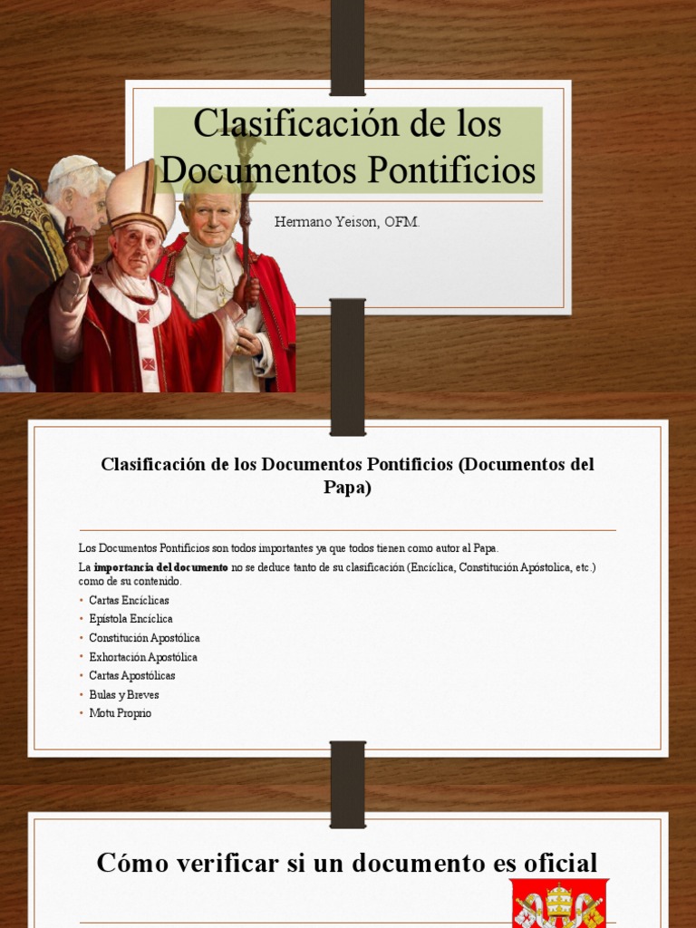 Guía de Documentos Pontificios | PDF | Sello (emblema) | Iglesia Católica