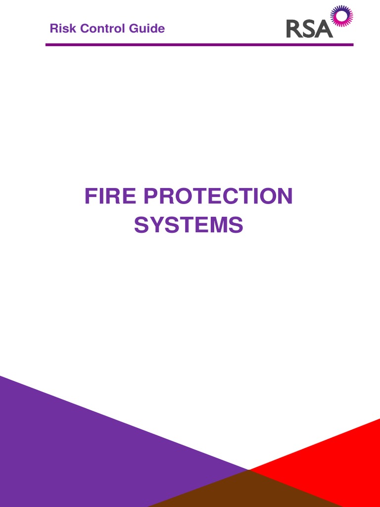 Fire Protection System Risk Control Guide v1 - RCG010 (E) | PDF | Fire ...