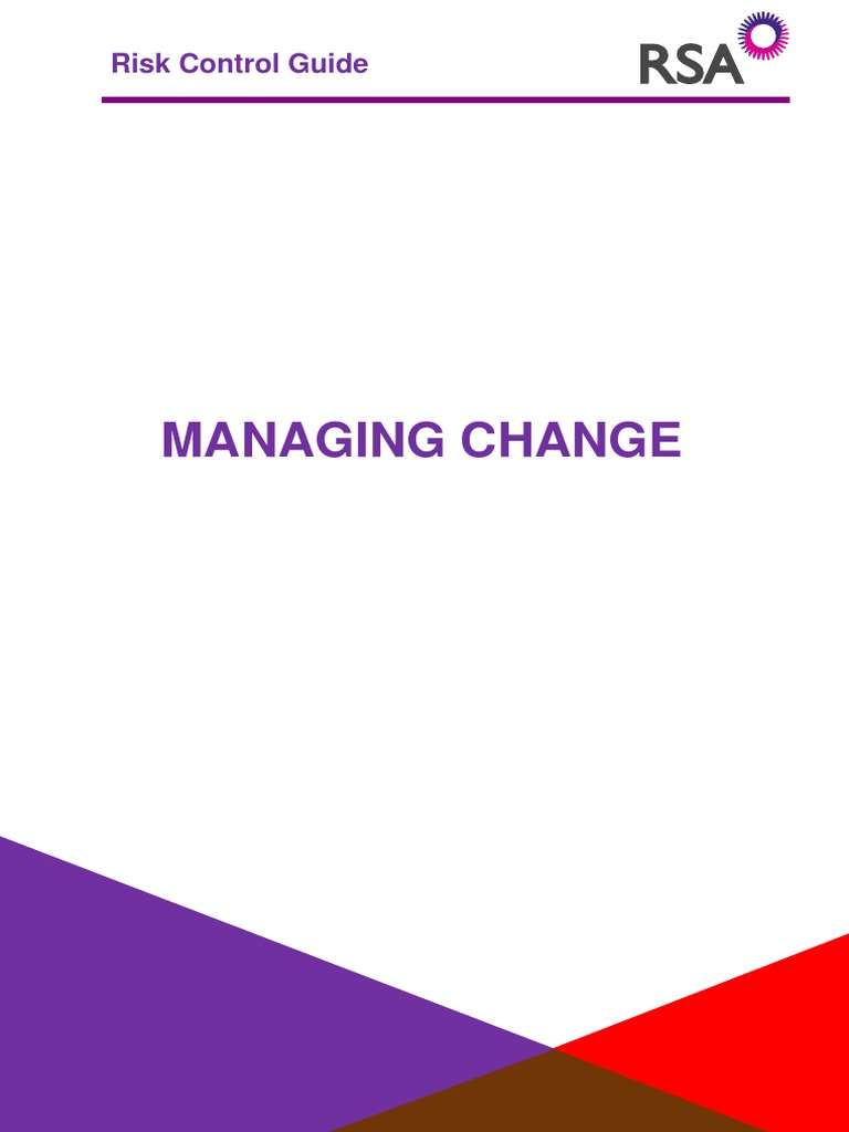 Managing Change Risk Control Guide v2 - RCG005 (E) | PDF | Project ...
