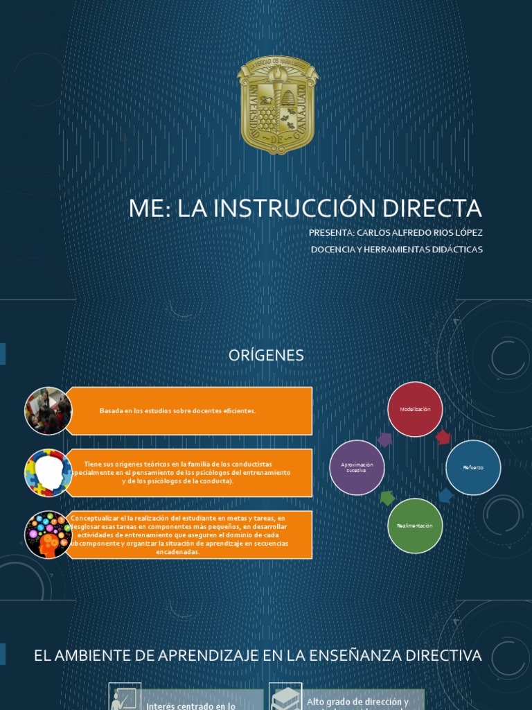 Modelo de Enseñanza - Instrucción Directa | PDF | Diálisis | Aprendizaje