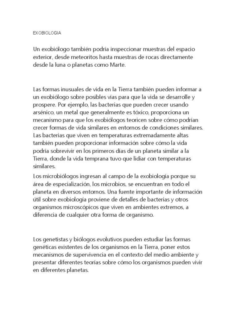 48 Exobiologia | PDF | Astrobiología | Astronomía