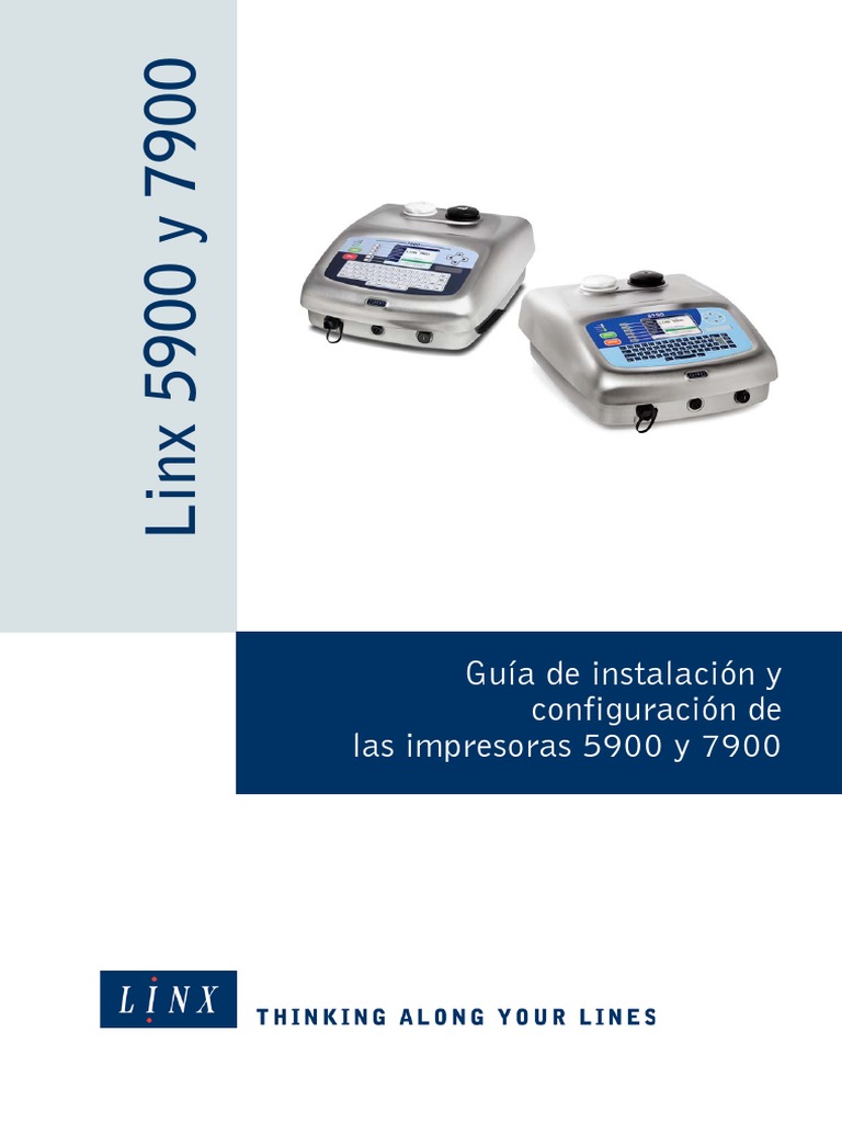 5900 - 7900 - Linx Español | PDF | Impresora (Computación) | Imprenta