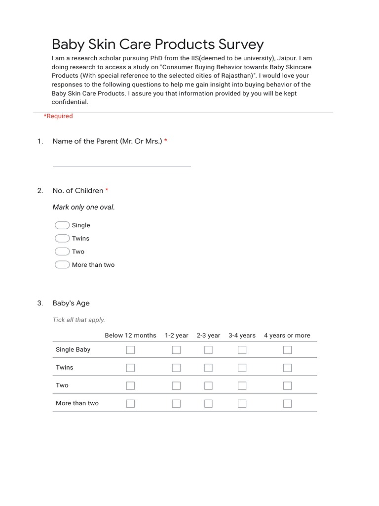 Questionnaire | PDF | Brand | Online Shopping