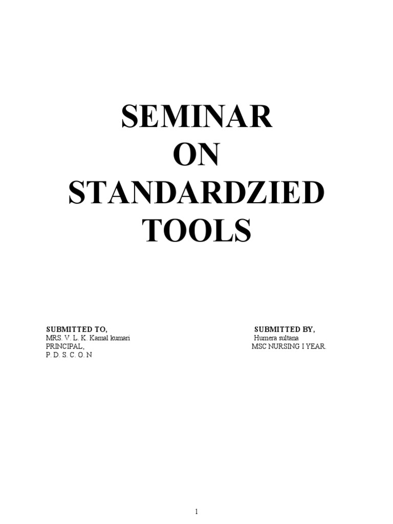 Final Standardized Tools | PDF | Wechsler Adult Intelligence Scale | Intelligence Quotient