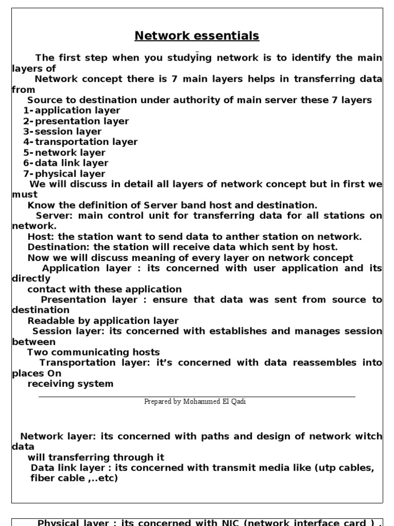 Network Essentials | PDF | Network Switch | Network Topology