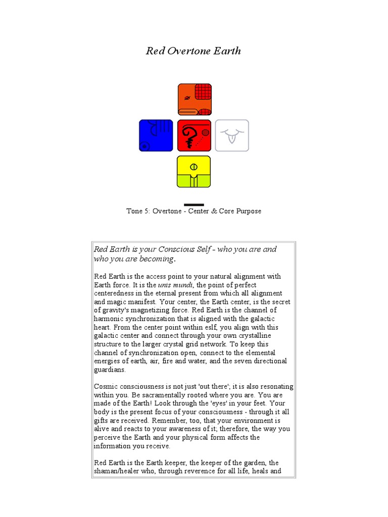 Red Overtone Earth | PDF | Serpent (Symbolism) | Consciousness