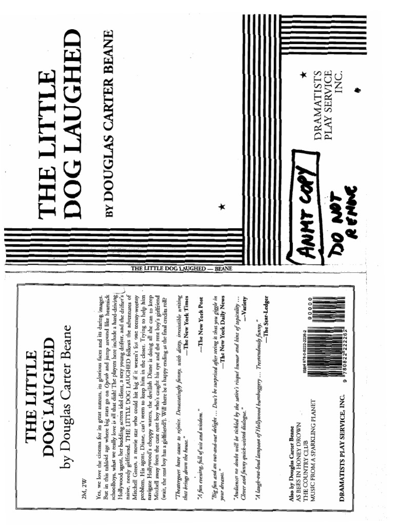 Little Dog Laughed by Douglas Carter Beane | PDF