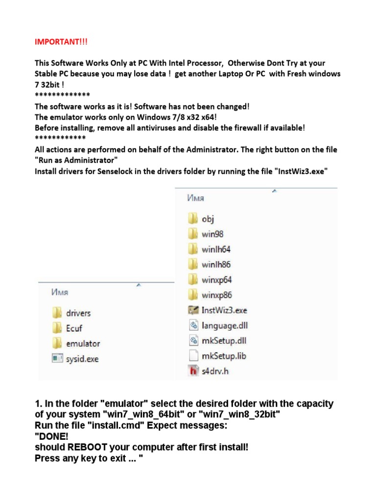 Installation Instructions! ENG | PDF | Booting | Computer File