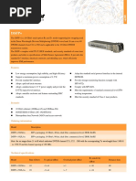 Raisecom - RAX700 Series Datasheet | PDF | Network Switch | Ethernet