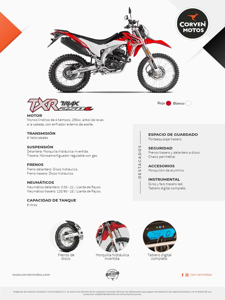 TXR 250 L Print | PDF | Carros deportivos | Transporte