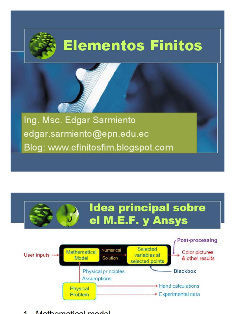 Clase 2 de Elemntos Finitos | PDF | Método de elementos finitos ...