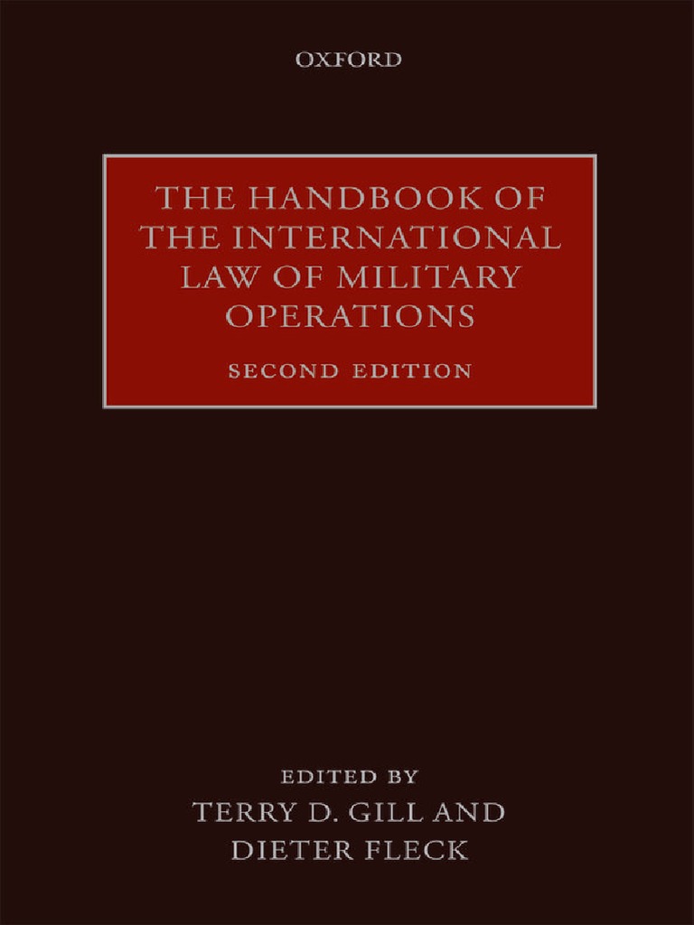 The Handbook of The International Law of Military Operations | PDF ...