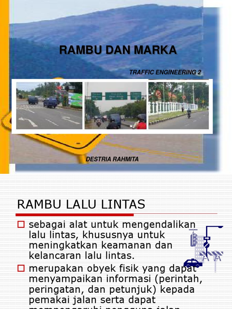 Rambu Dan Marka | PDF