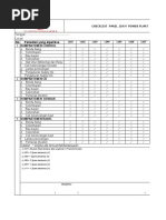 Formulir Inspeksi - Checklist Panel Listrik | PDF