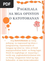 Sulating Pormal at Di Pormal | PDF