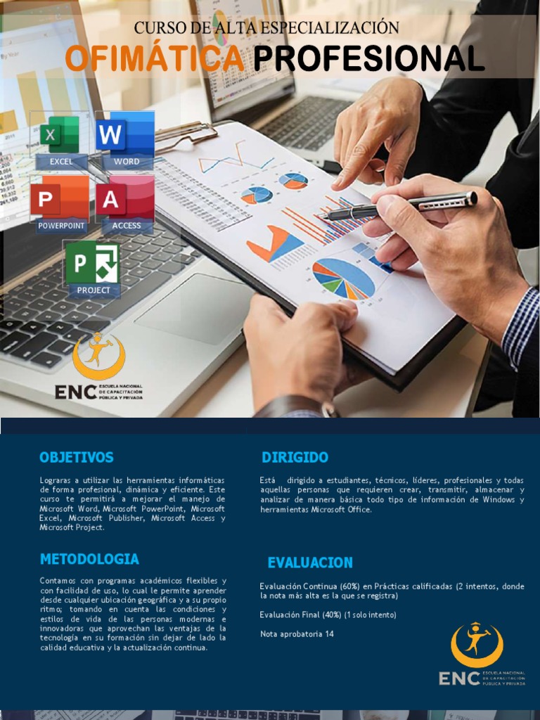 Curso Ofimática Profesional | PDF | Microsoft Excel | Microsoft
