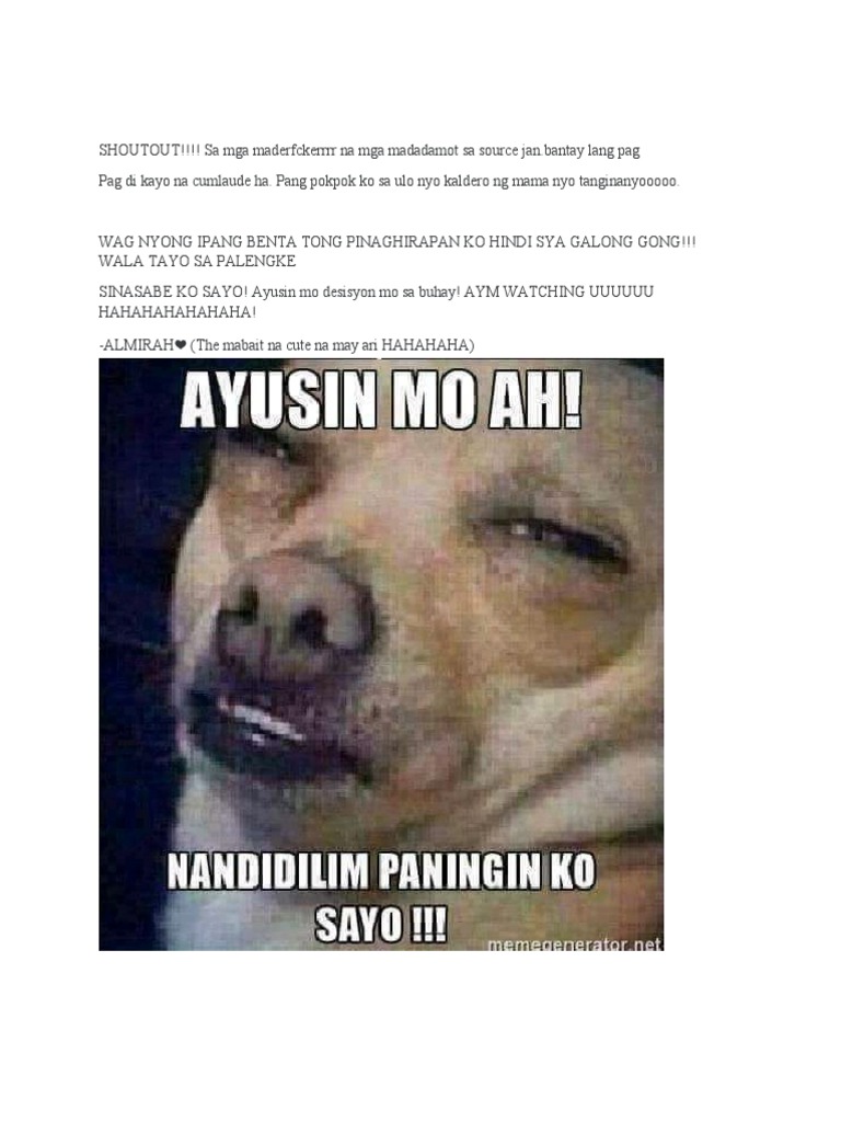 Oh Lapagggg Agad! Grade 12 Creative Writing Second Grading Exam ...