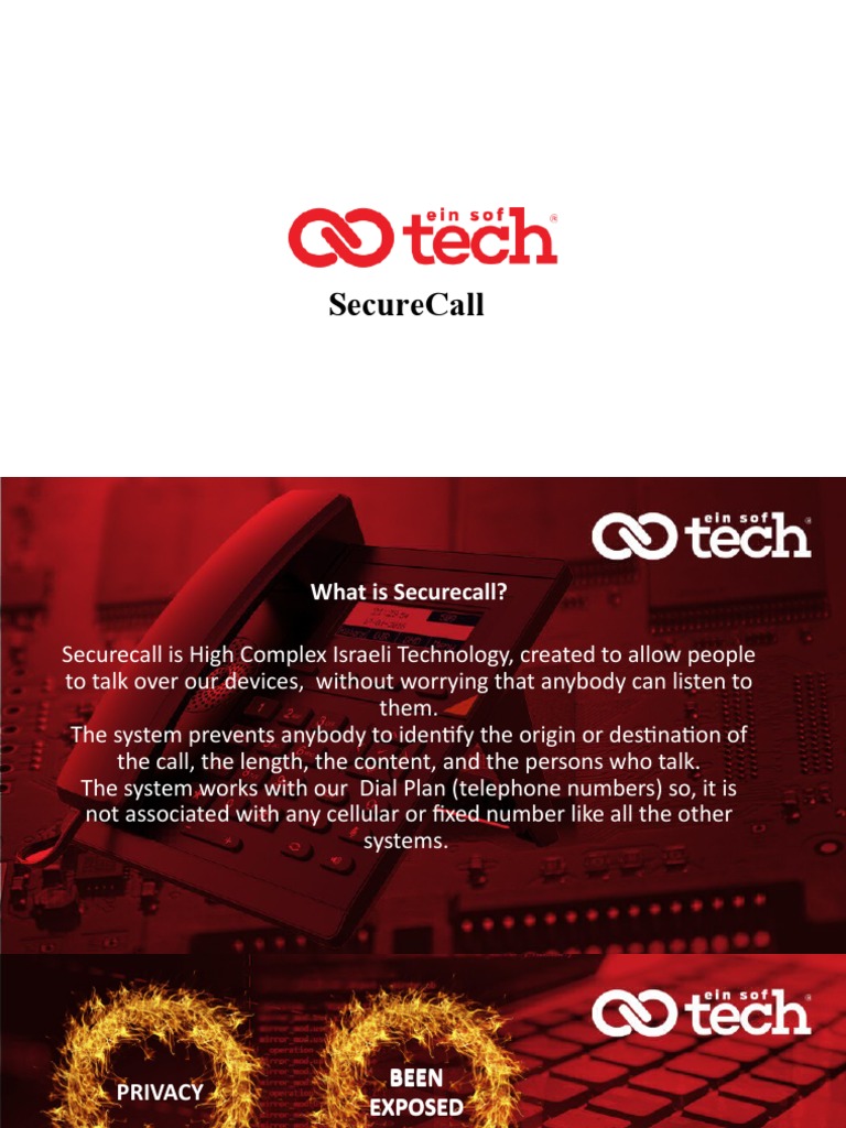 SecureCall v1.1 | PDF | Privacy | Computer Network