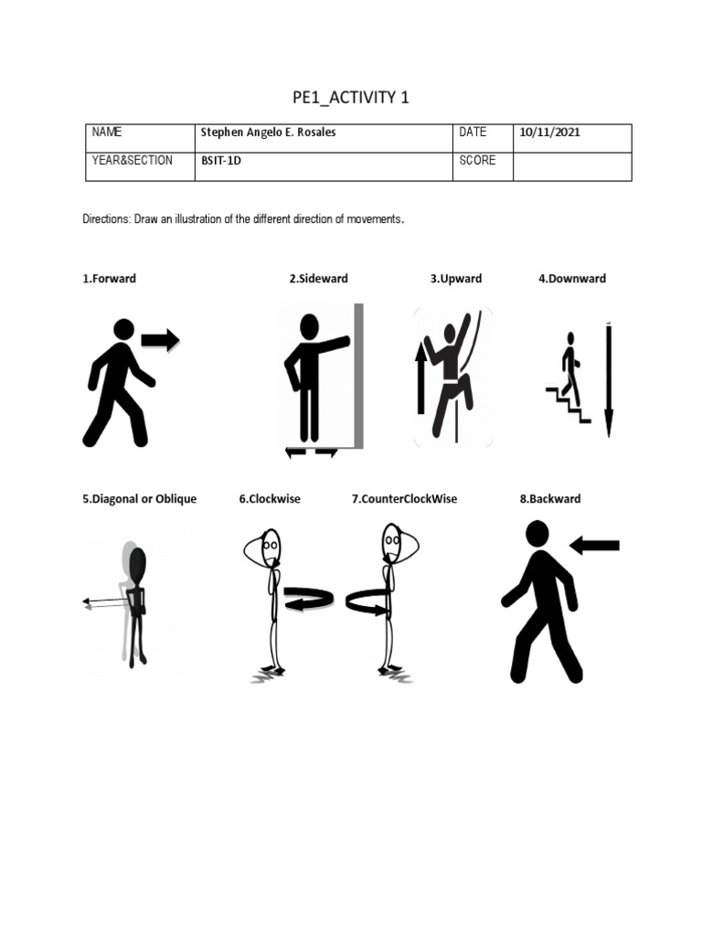 (Template) Pe1 - Activity 1 & 2 - Wps Office | PDF | Self-Improvement