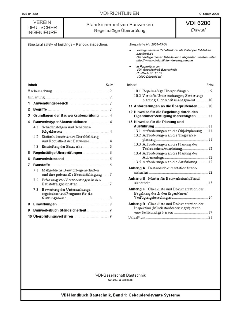 Vdi 6200 e 2008-10 | PDF
