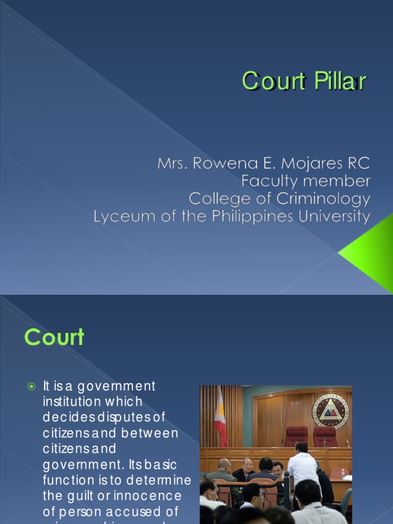 4 - Court Pillar | PDF | Jurisdiction | Common Law
