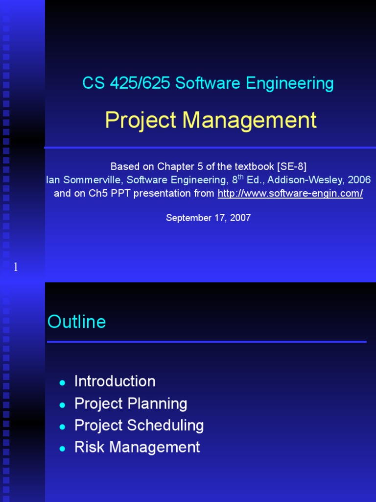 Software Project Management Overview | PDF | Risk Management | Risk
