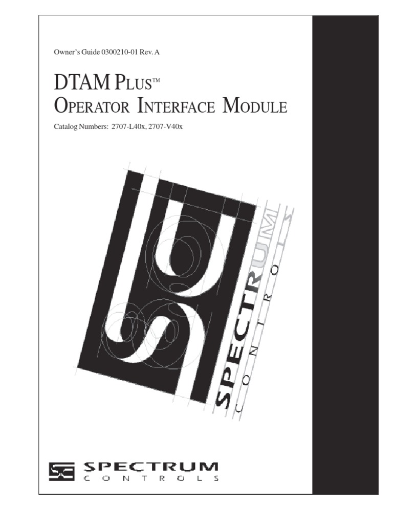 DTAM Plus Manual 0300210 1A | PDF | Programmable Logic Controller ...