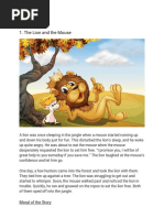 The Goose That Laid Golden Eggs Story | PDF