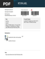 Return Label | PDF