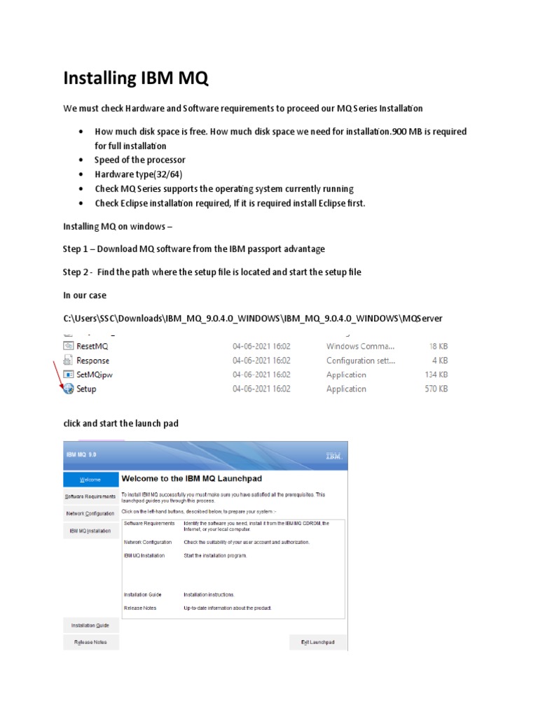 Installing IBM MQ | PDF