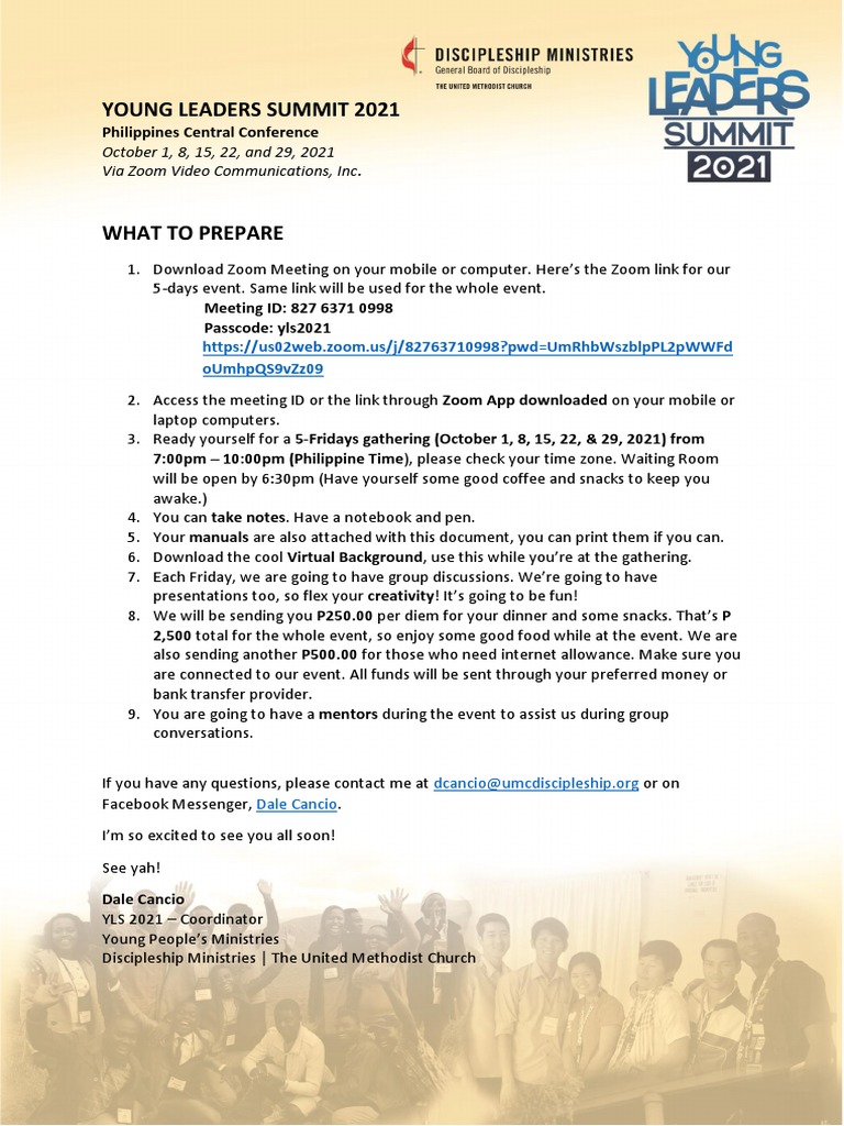 003 YLS 2021 - What To Prepare | PDF