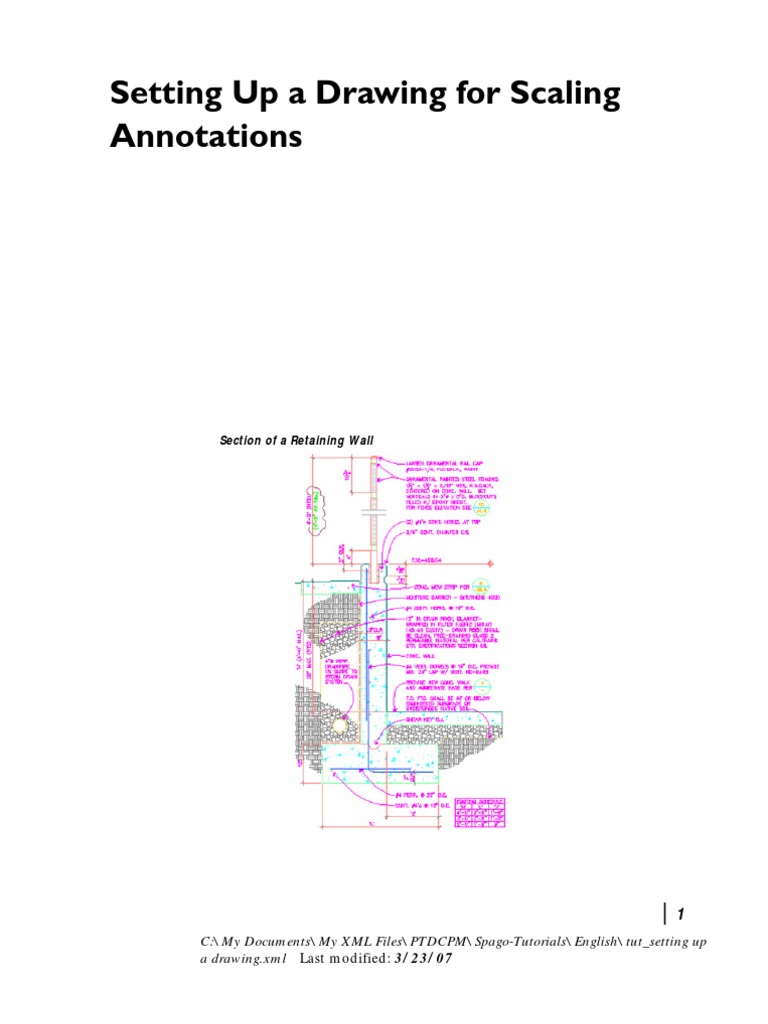 Acad Annotation Scaling Tutorial | PDF Acad Annotation Scaling Tutorial | PDF