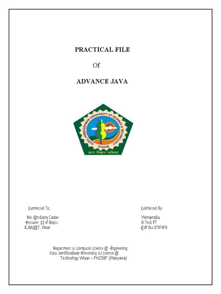 Advance Java Practical File | Download Free PDF | Java (Programming ... Advance Java Practical File | Download Free PDF | Java (Programming ...