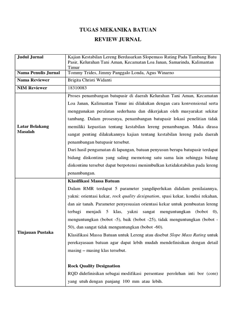 Tugas Mekbat Review Jurnal 2 | PDF