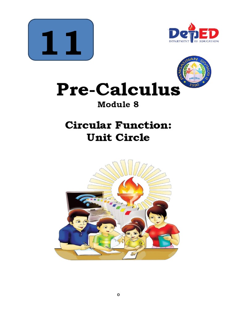 Pre-Calculus: Circular Function: Unit Circle | PDF | Angle | Mathematics