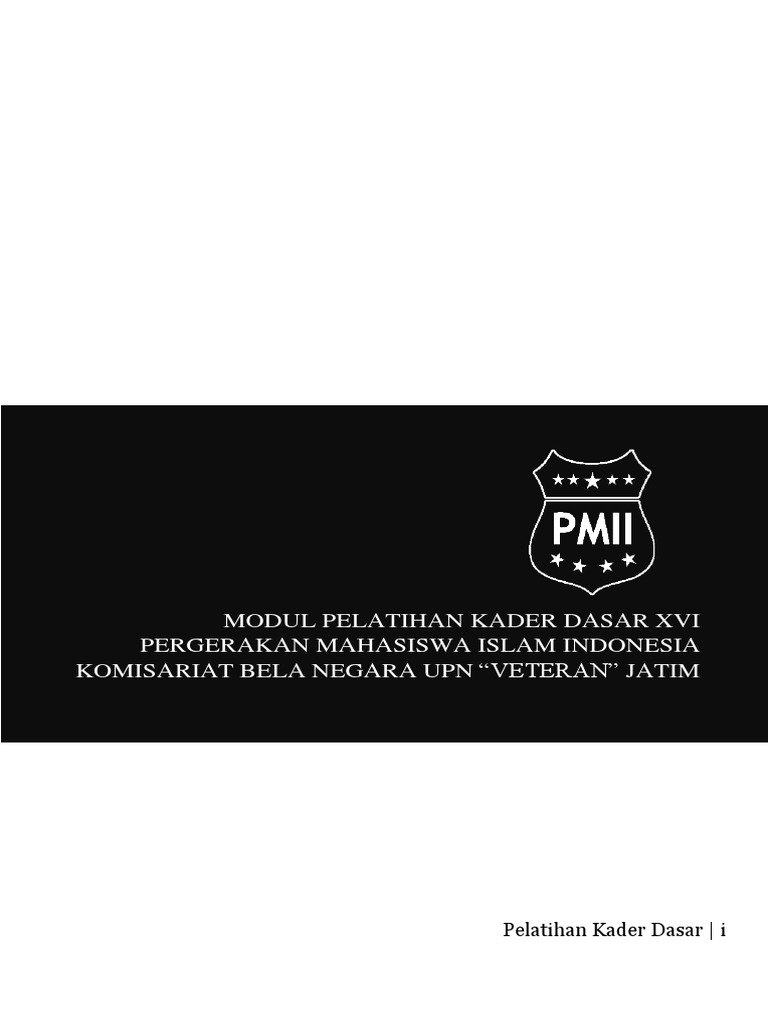 Modul Pelatihan Kader PMII | PDF | Karier & Perkembangan
