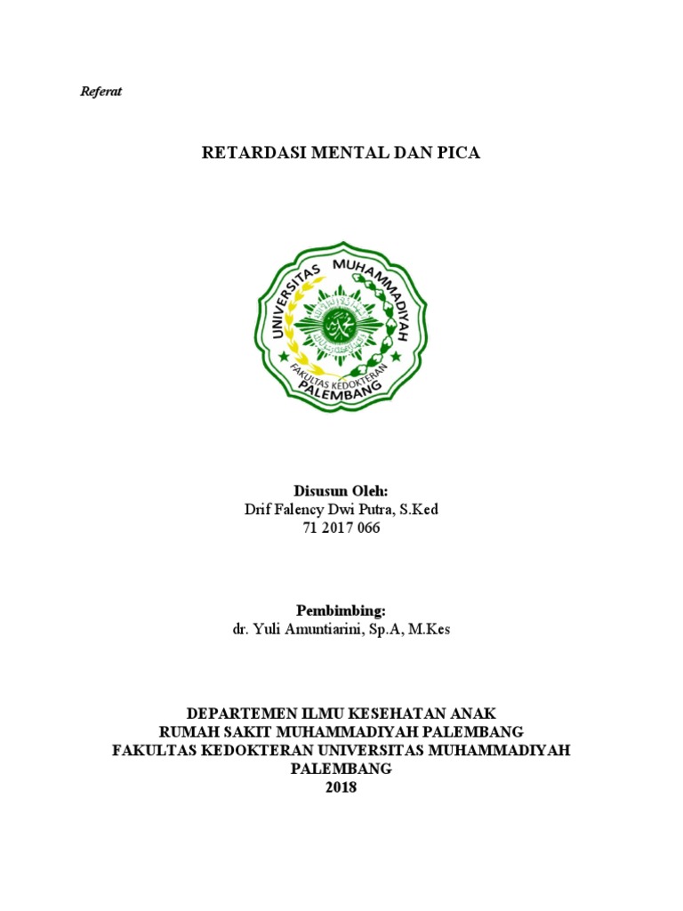 Septia Pinartin Cover, Lembar Pengesahan Refrat | PDF