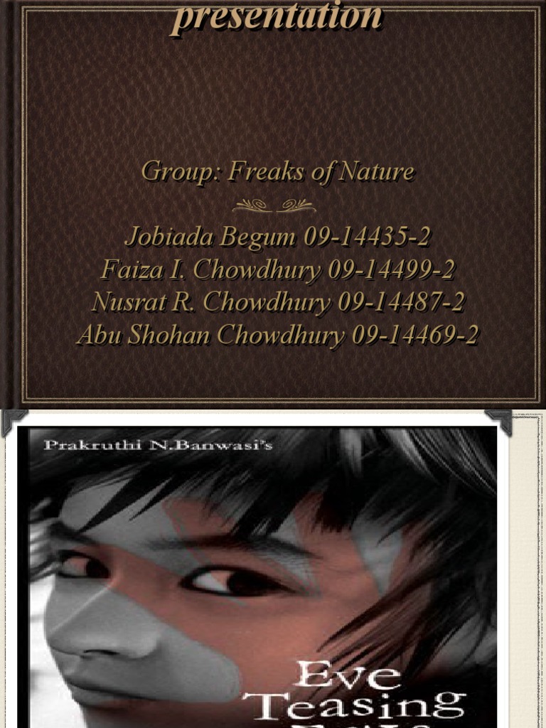 Eve Teasing | PDF | Marriage | Equality Rights