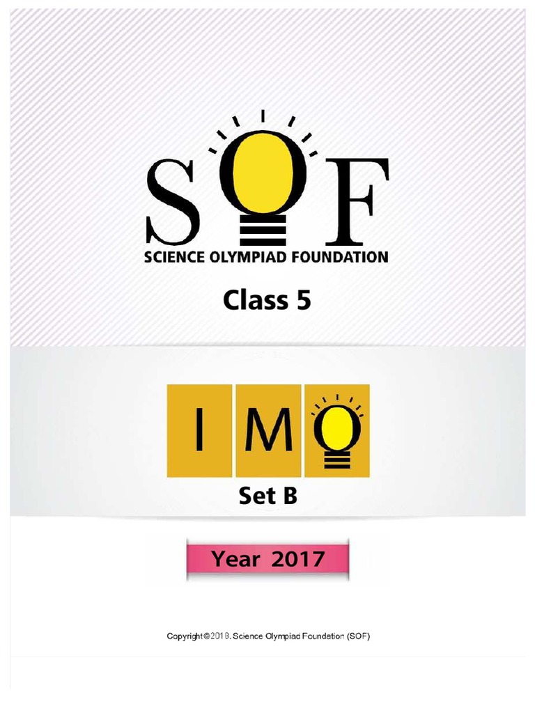 Class 5 - IMO 2017 | PDF | Mathematics