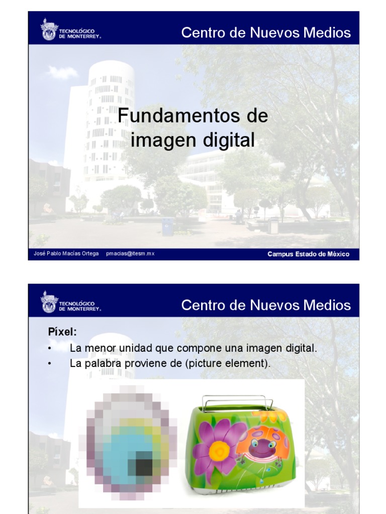 Presentacion - Fundamentos Imagen Digital | PDF | Color | Cian