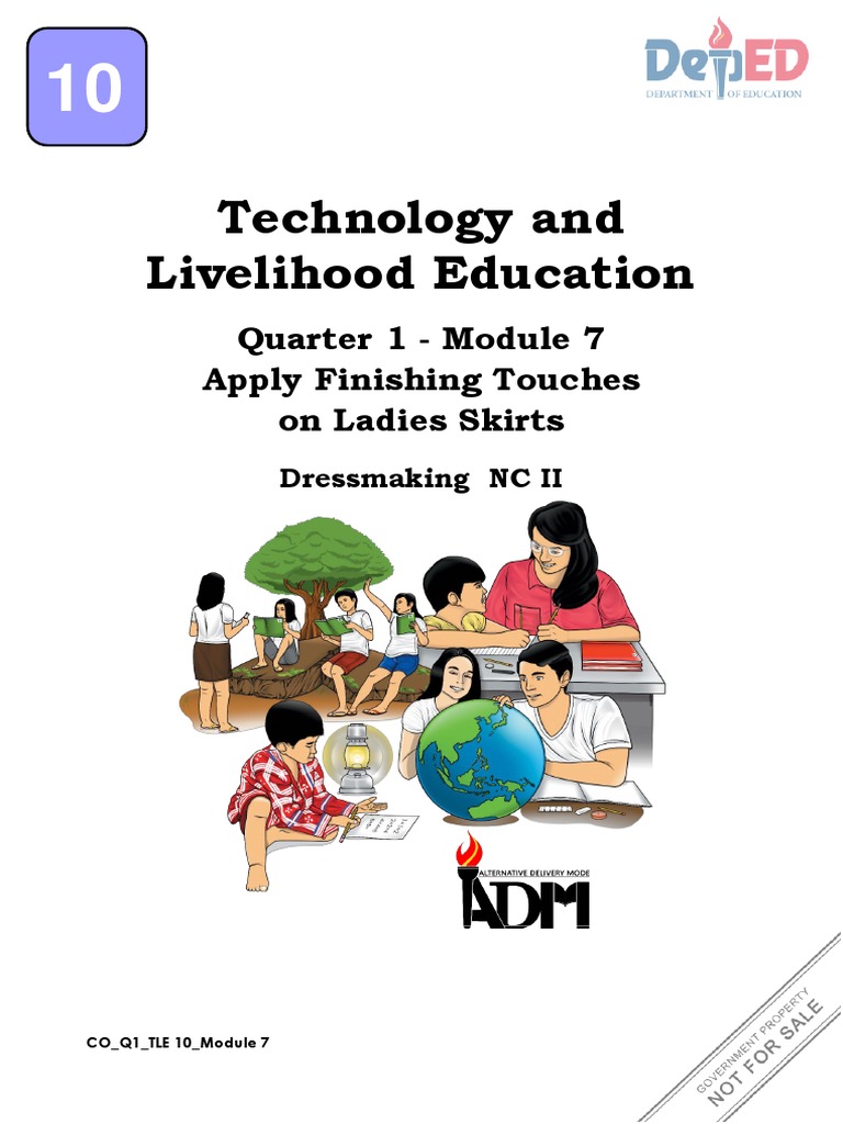 TLE-Dressmaking 10 - HE - Q1 - Mod7 | PDF | Sewing | Seam (Sewing)