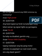 LTO CDE Online Validation Exam Reviewer With Answer | PDF