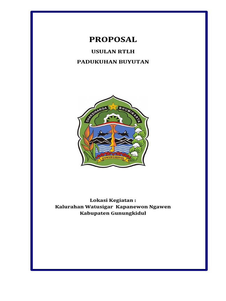 PDF Proposal RTLH Buyutan | PDF