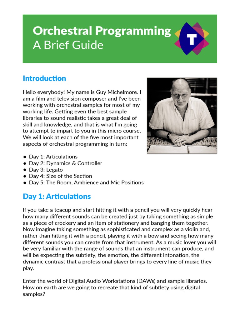 Orchestral Programming: A Brief Guide | PDF | Orchestras | String Instruments