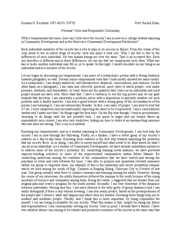 Citizen | PDF | Cognition | Behavioural Sciences